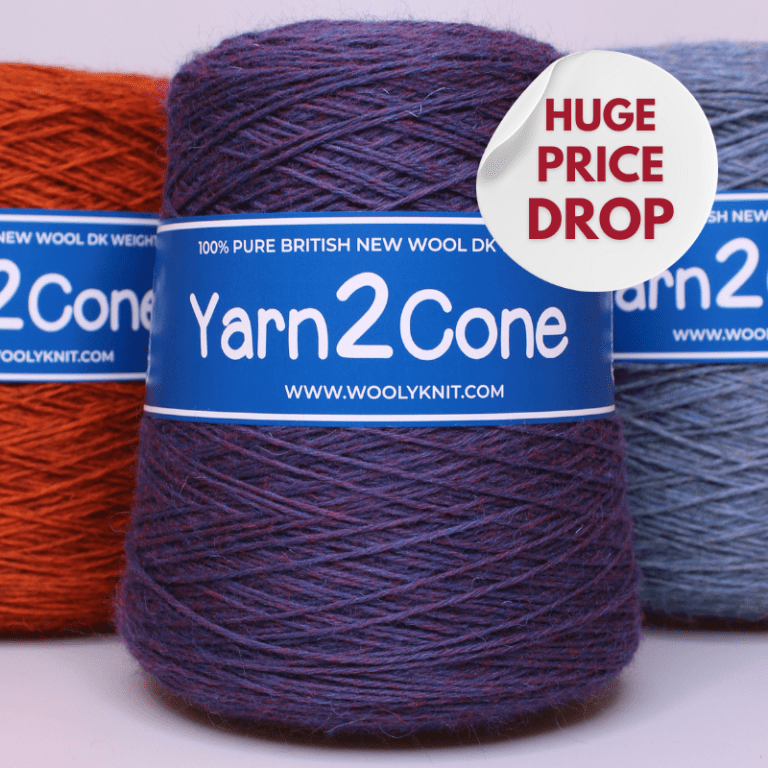 DK British wool 500g Cones - British Wool