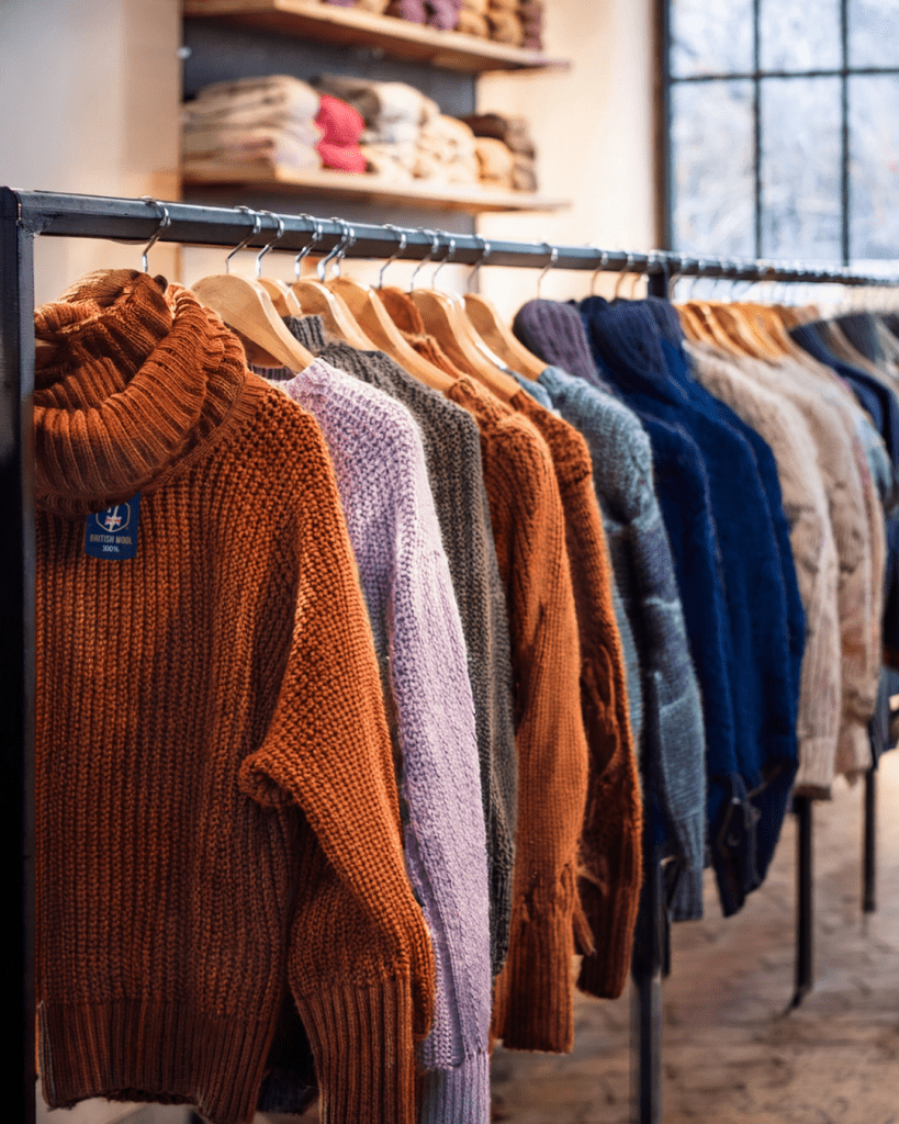 Second-Hand Knitwear - British Wool